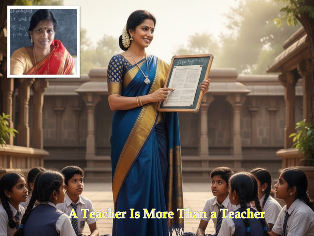 இதயத்தை செதுக்கி.. தடுமாறாமல் வழிகாட்டி.. A Teacher Is More Than a ...